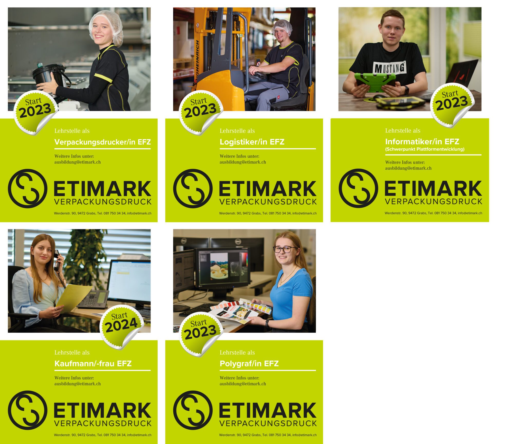 Ausbildung | Etimark AG - Verpackungsdruck